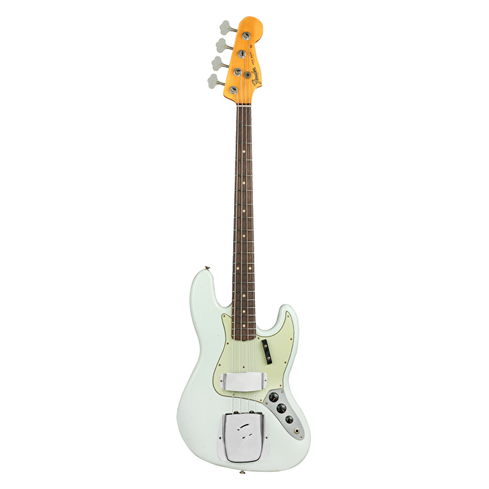 Fender Custom Shop S20 1964 Jazz Bass Journeyman Relic Gülağacı Klavye Super Faded Aged Sonic ...